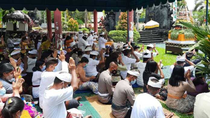 Jelang Nyepi Umat Hindu Di Palangka Raya Gelar Upacara Tawur Prokalteng