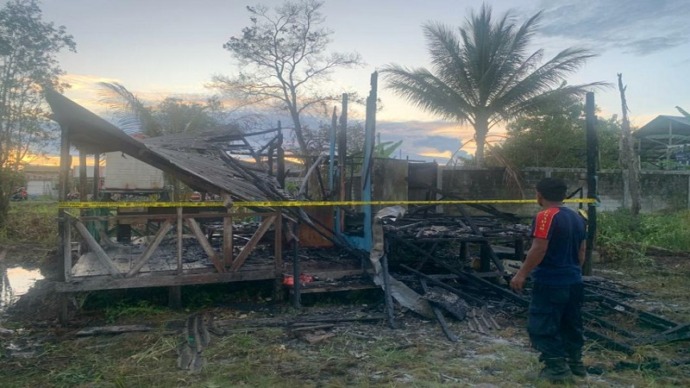 Pondok di Tingang Ujung Berkobar, Saat Kejadian Tidak Ada Penghuninya ...