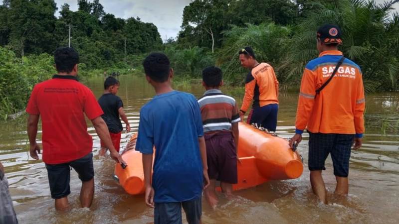 809 Jiwa Terdampak Banjir, Pemkab Lamandau Tetapkan Status Siaga Darurat | Prokalteng
