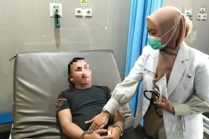 Penuhi Hak Dasar Tahanan, Polresta Palangka Raya Tangani Pemeriksaan Kesehatan | Prokalteng