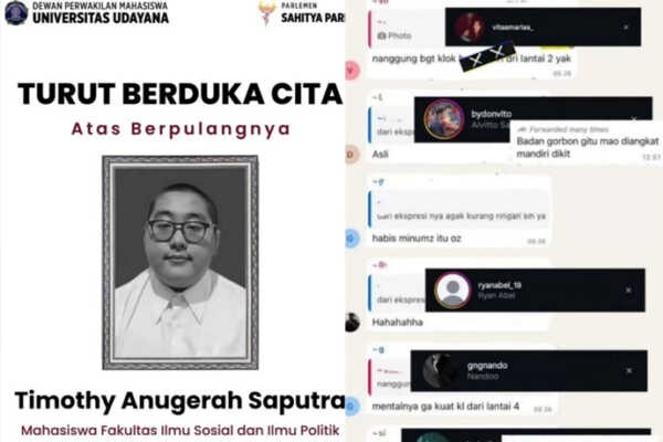 Tragedi Mahasiswa Universitas Udayana Bali, Dugaan Bullying Berujung Kematian | Prokalteng